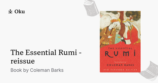 The Essential Rumi - reissue, a book by Coleman Barks